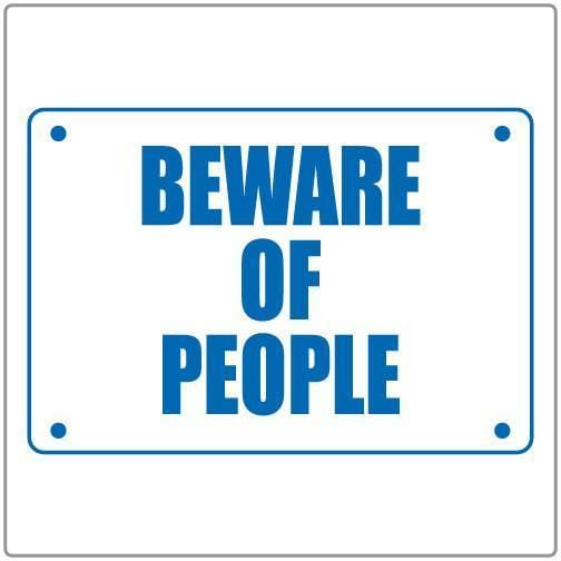 Beware of People - T-shirt – Engrish.com