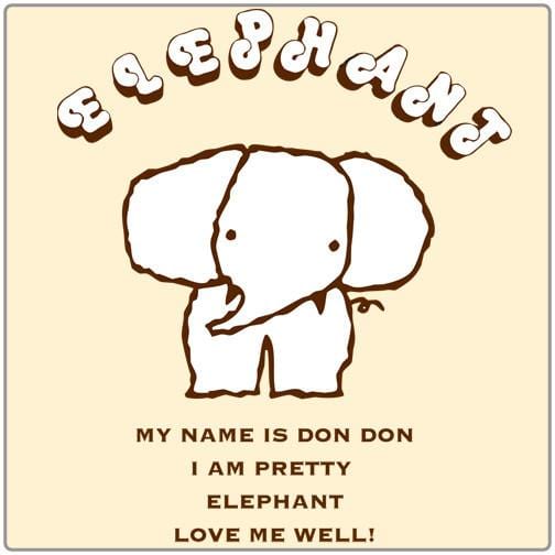 Don Don the Elephant - T-shirt – Engrish.com